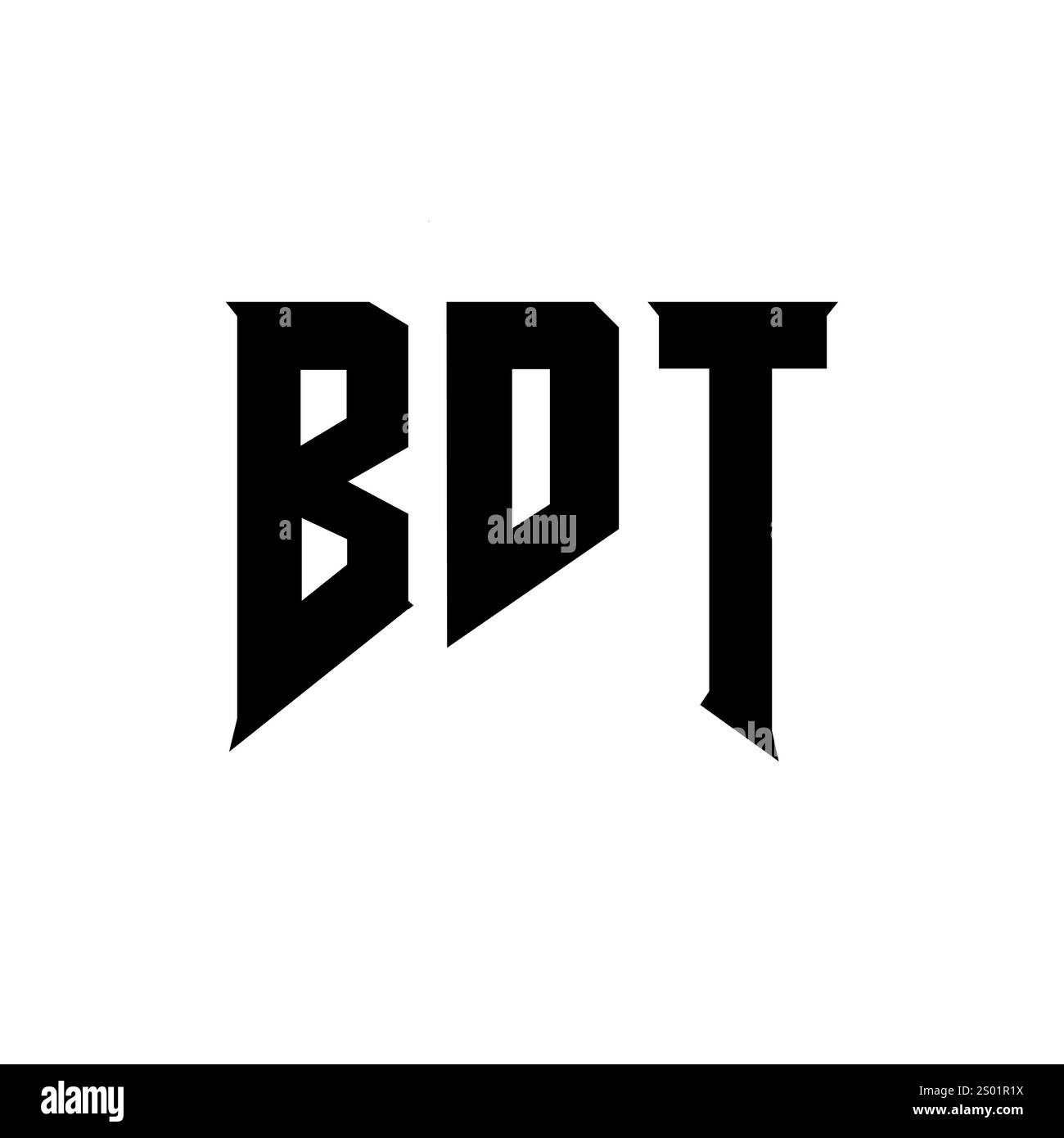 BDT letter logo design for technology company. BDT logo design black ...