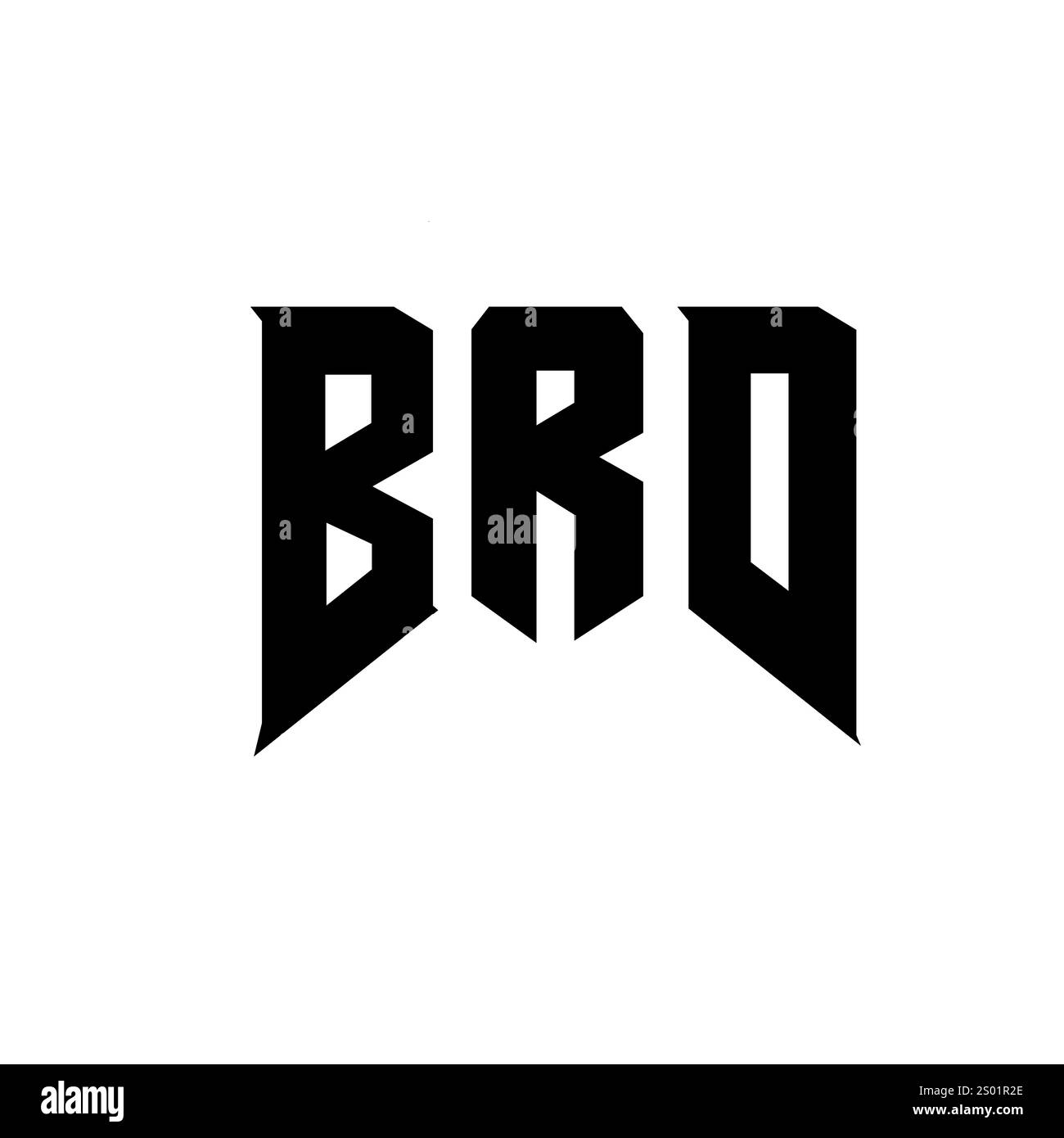 BRD letter logo design for technology company. BRD logo design black ...