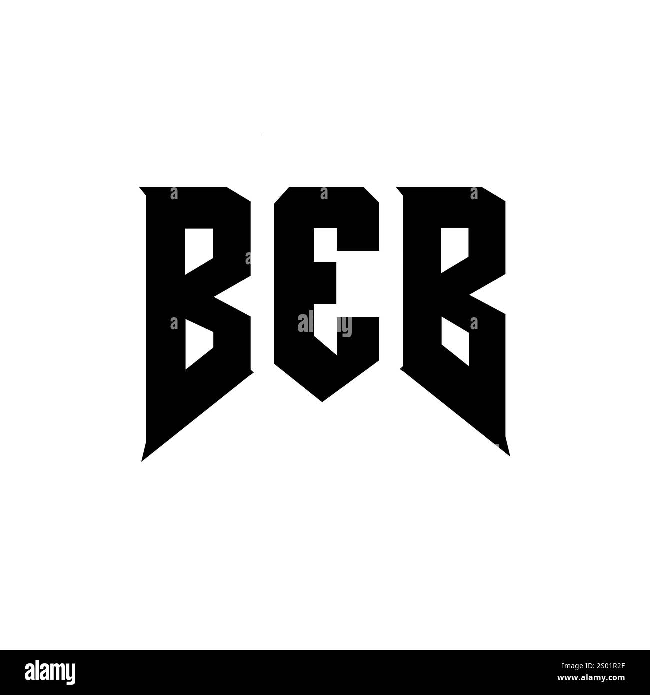 Beb logo design Stock Vector Images - Alamy