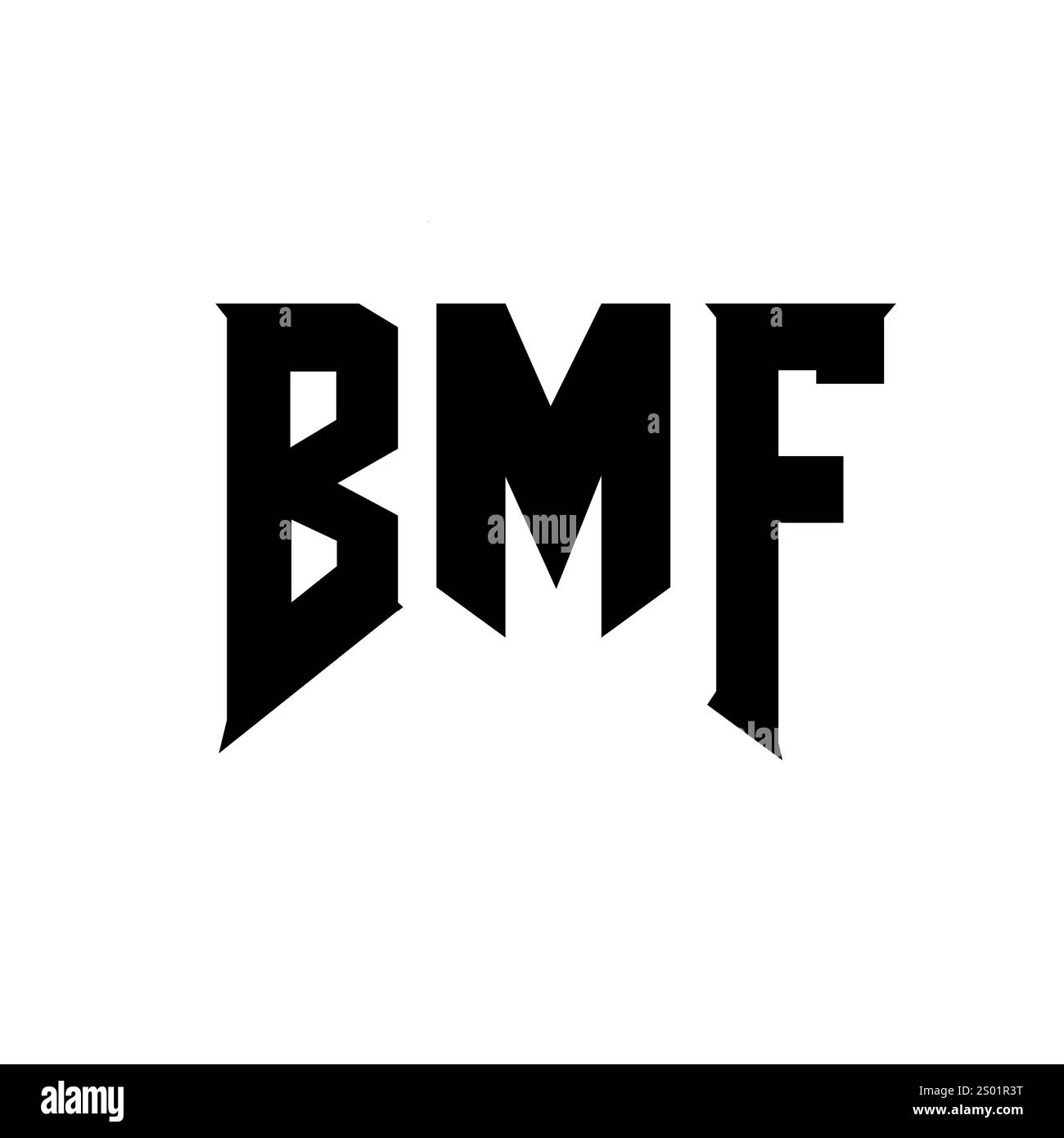 BMF letter logo design for technology company. BMF logo design black ...