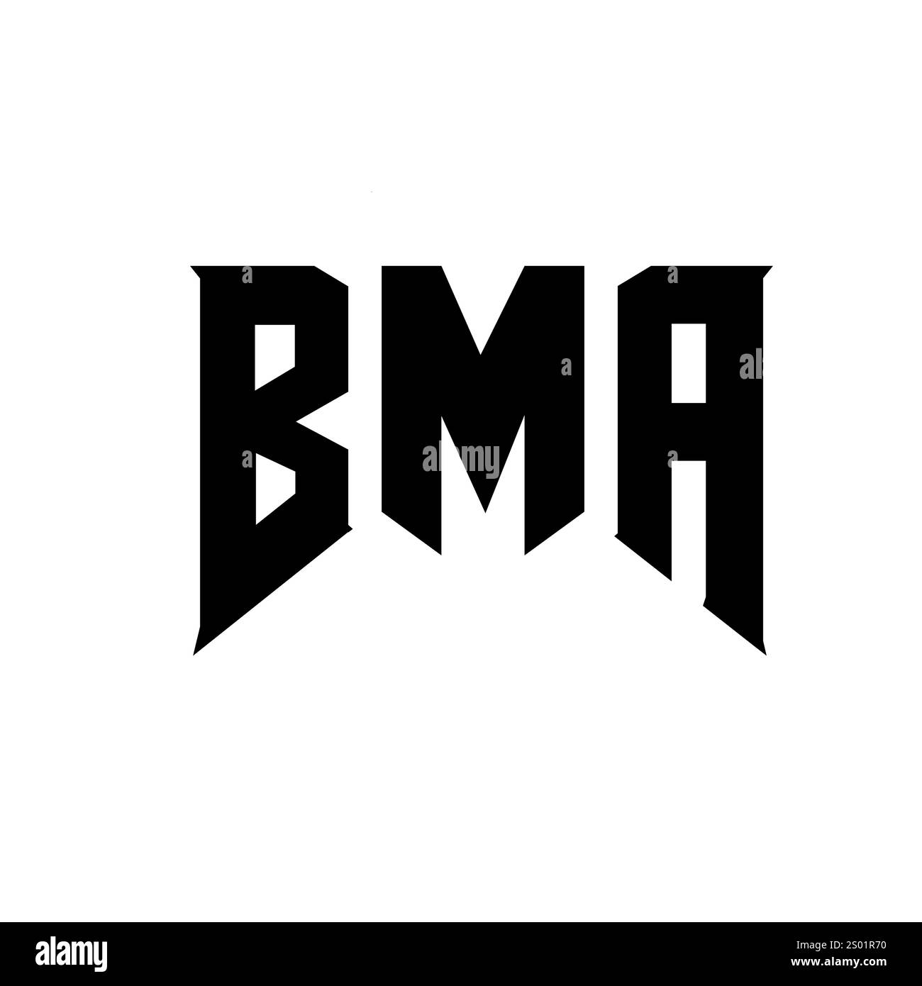 BMA letter logo design for technology company. BMA logo design black ...