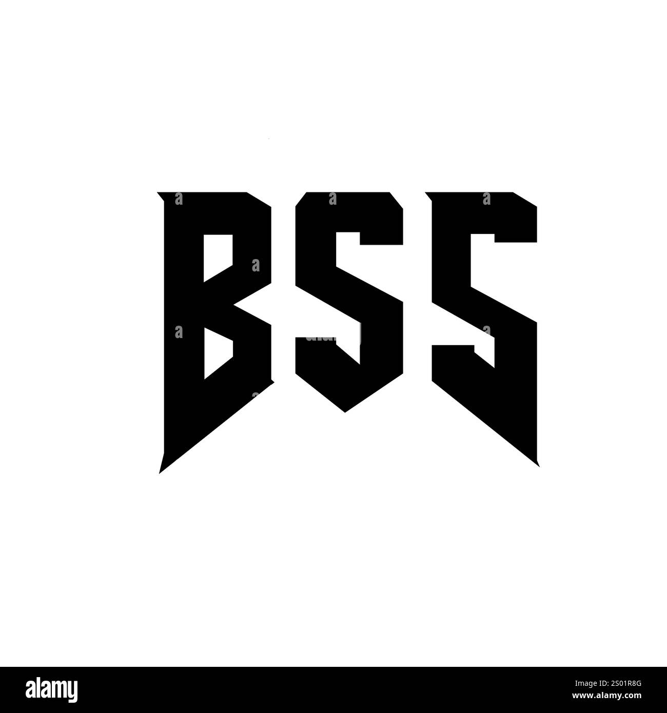 BSS letter logo design for technology company. BSS logo design black ...