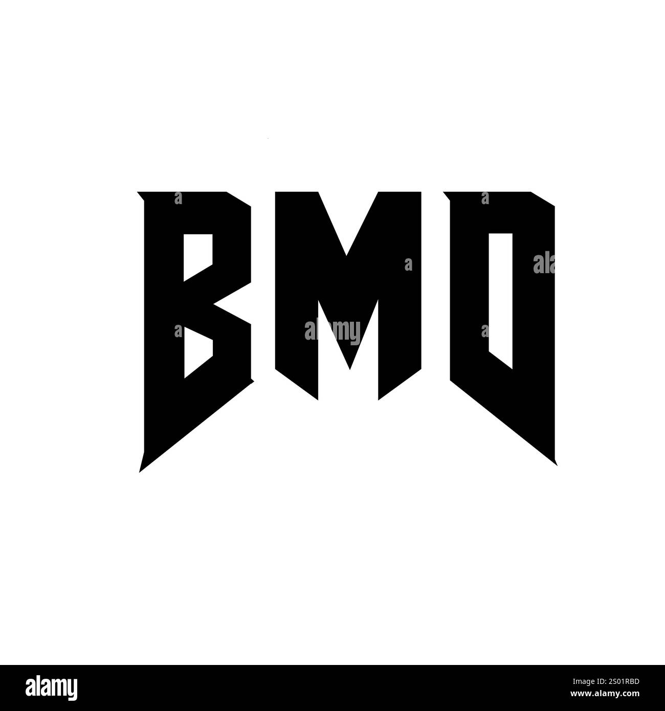 BMO letter logo design for technology company. BMO logo design black ...