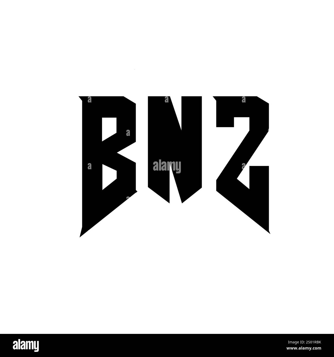 Bnz minimalist logo Stock Vector Images - Alamy