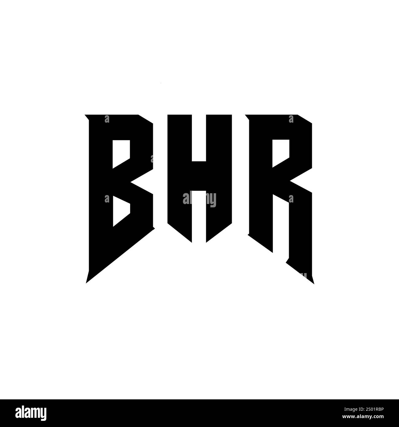 Bhr logo design hi-res stock photography and images - Alamy