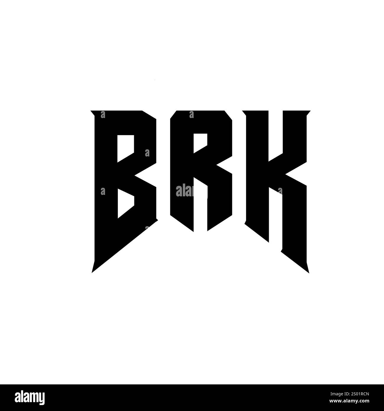 Brk logo design hi-res stock photography and images - Alamy
