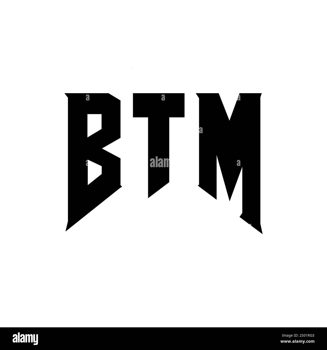Btm logo design Stock Vector Images - Alamy