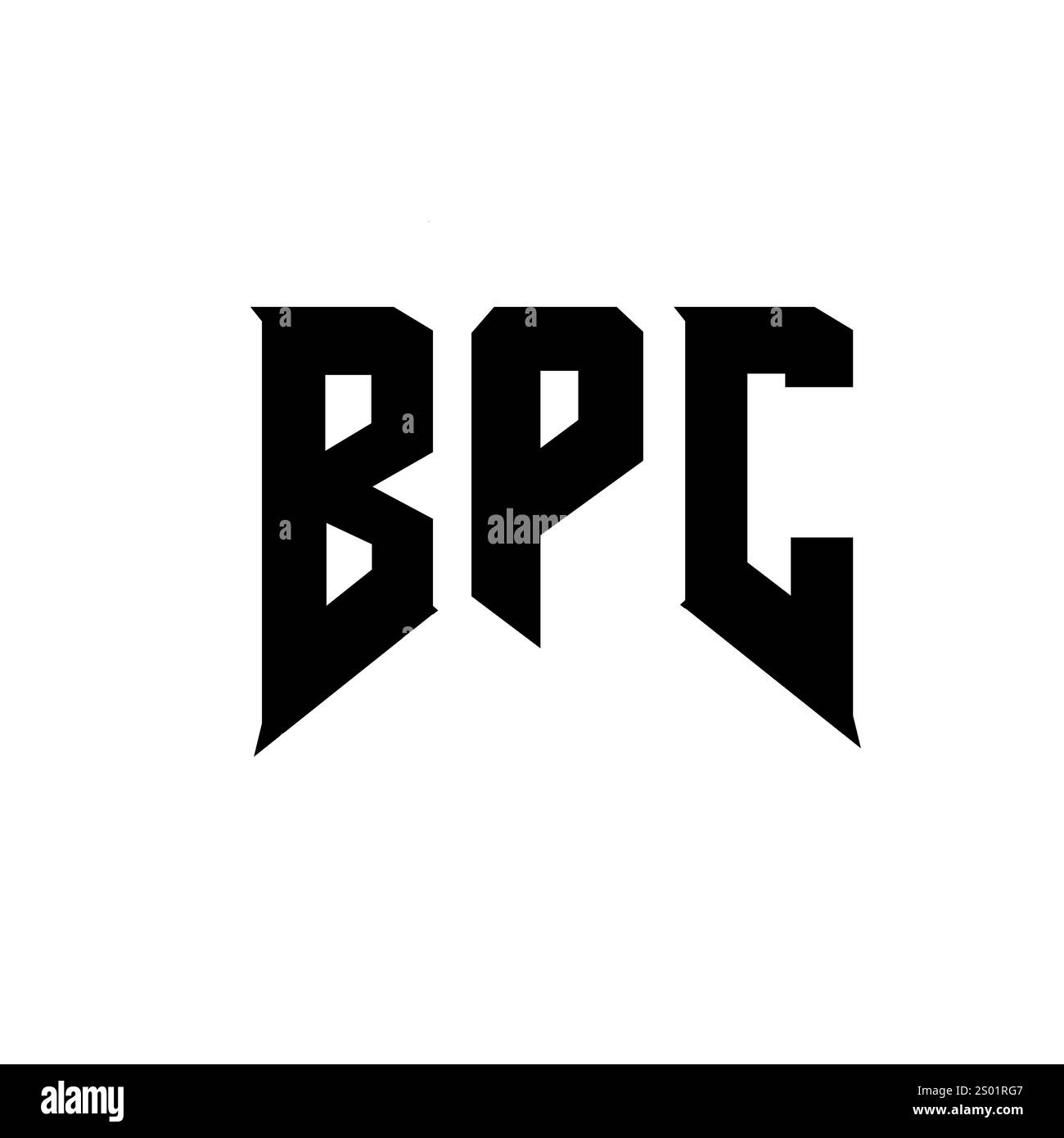 Bpc logo design Stock Vector Images - Alamy