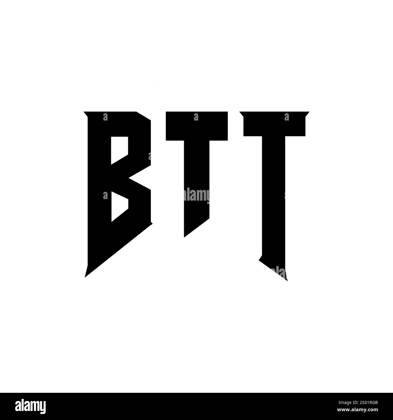 BTT letter logo design for technology company. BTT logo design black ...