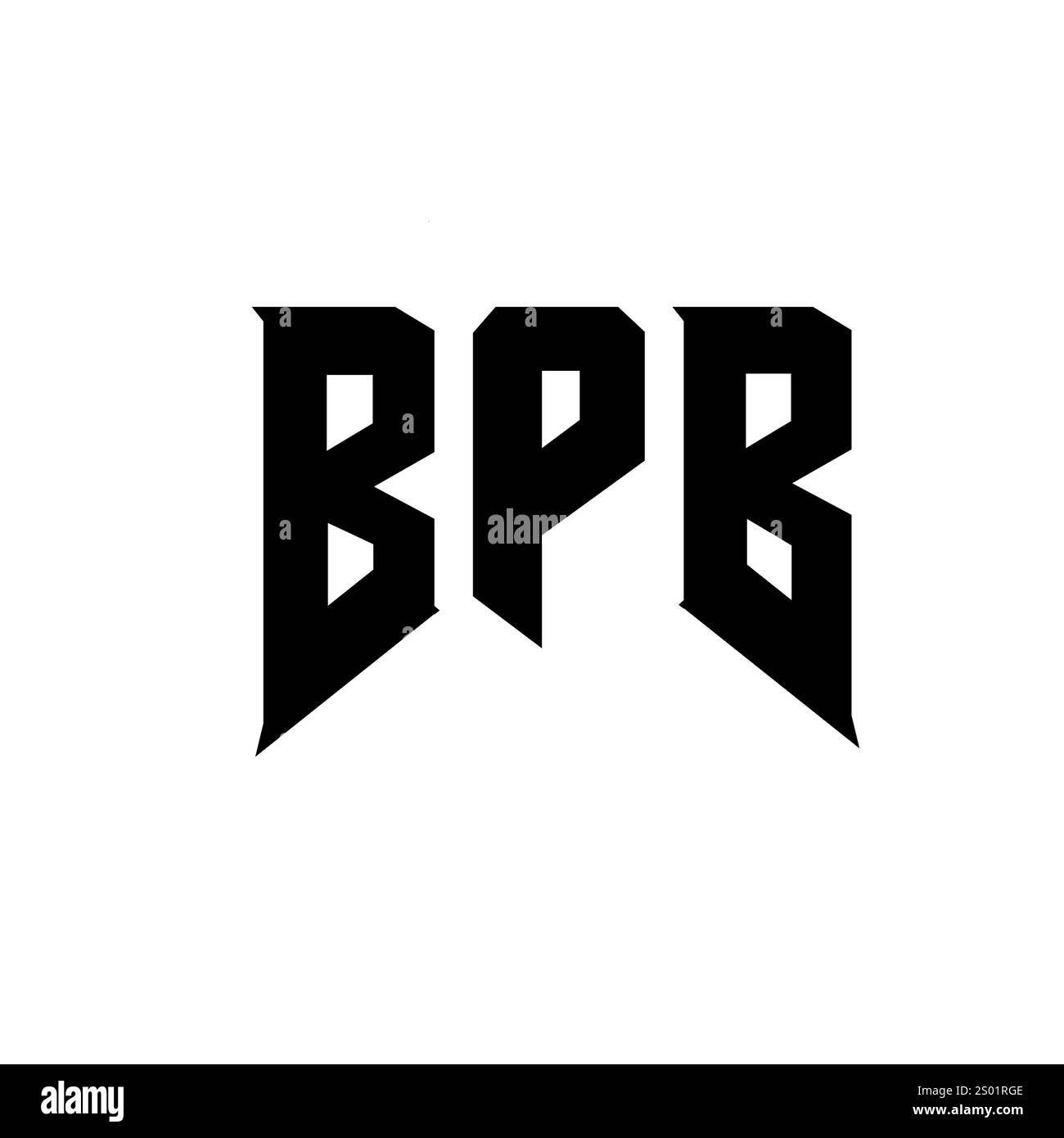 BPB letter logo design for technology company. BPB logo design black ...