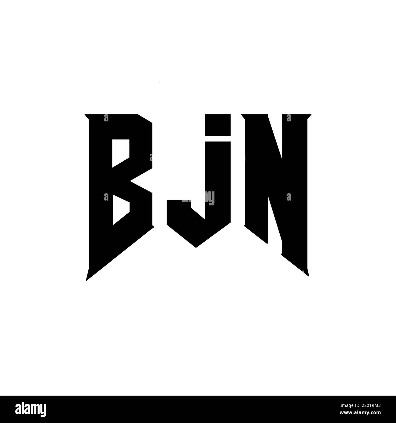 Bjn logo design hi-res stock photography and images - Alamy