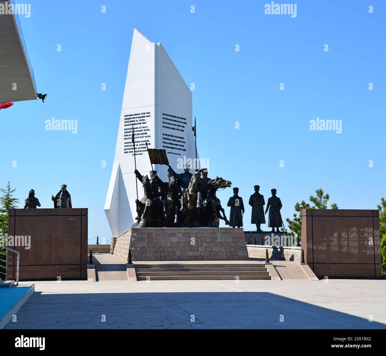 A view from Duatepe National Park in Polatli, Ankara, Turkey Stock ...