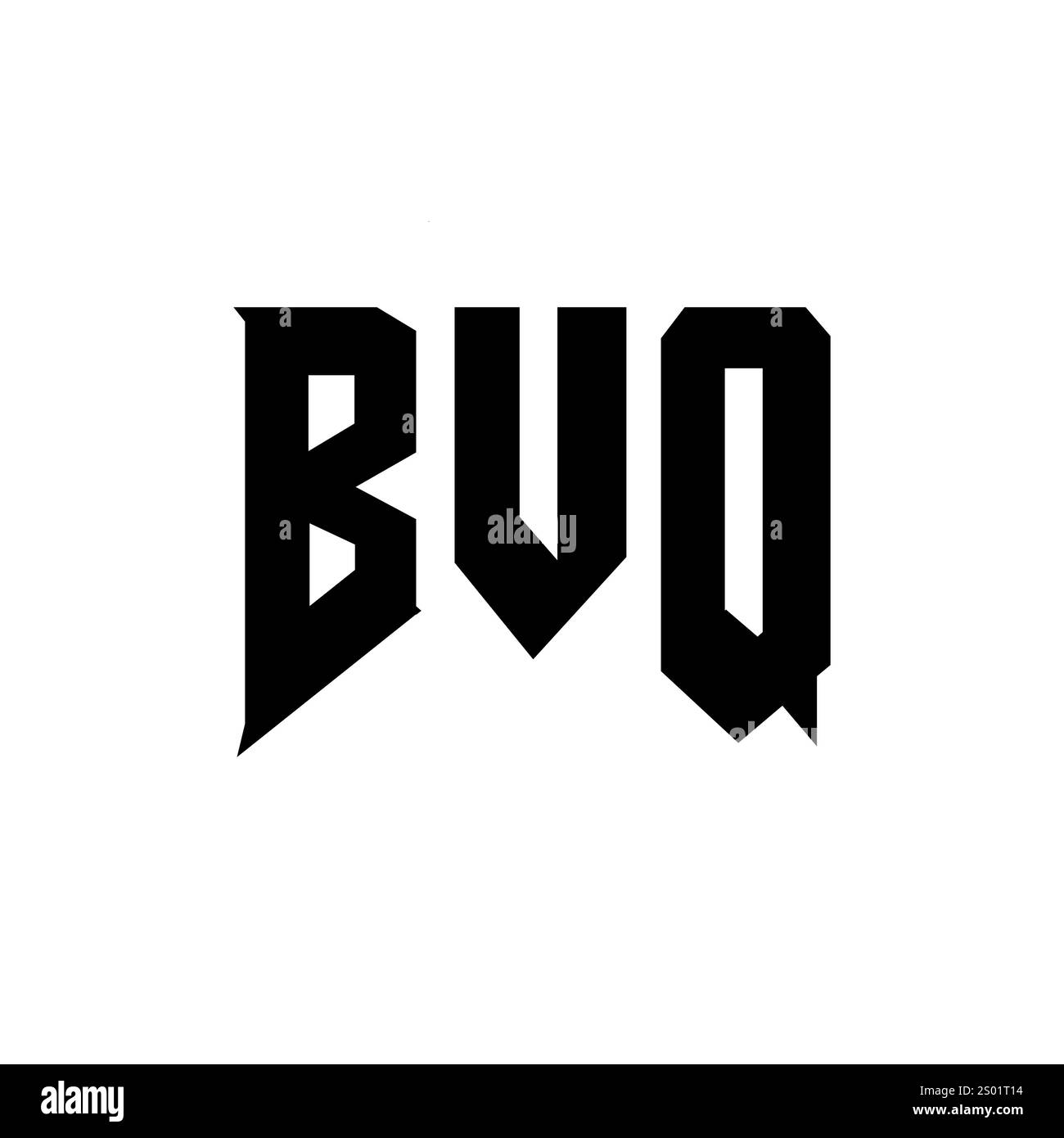 Bvq logo design hi-res stock photography and images - Alamy