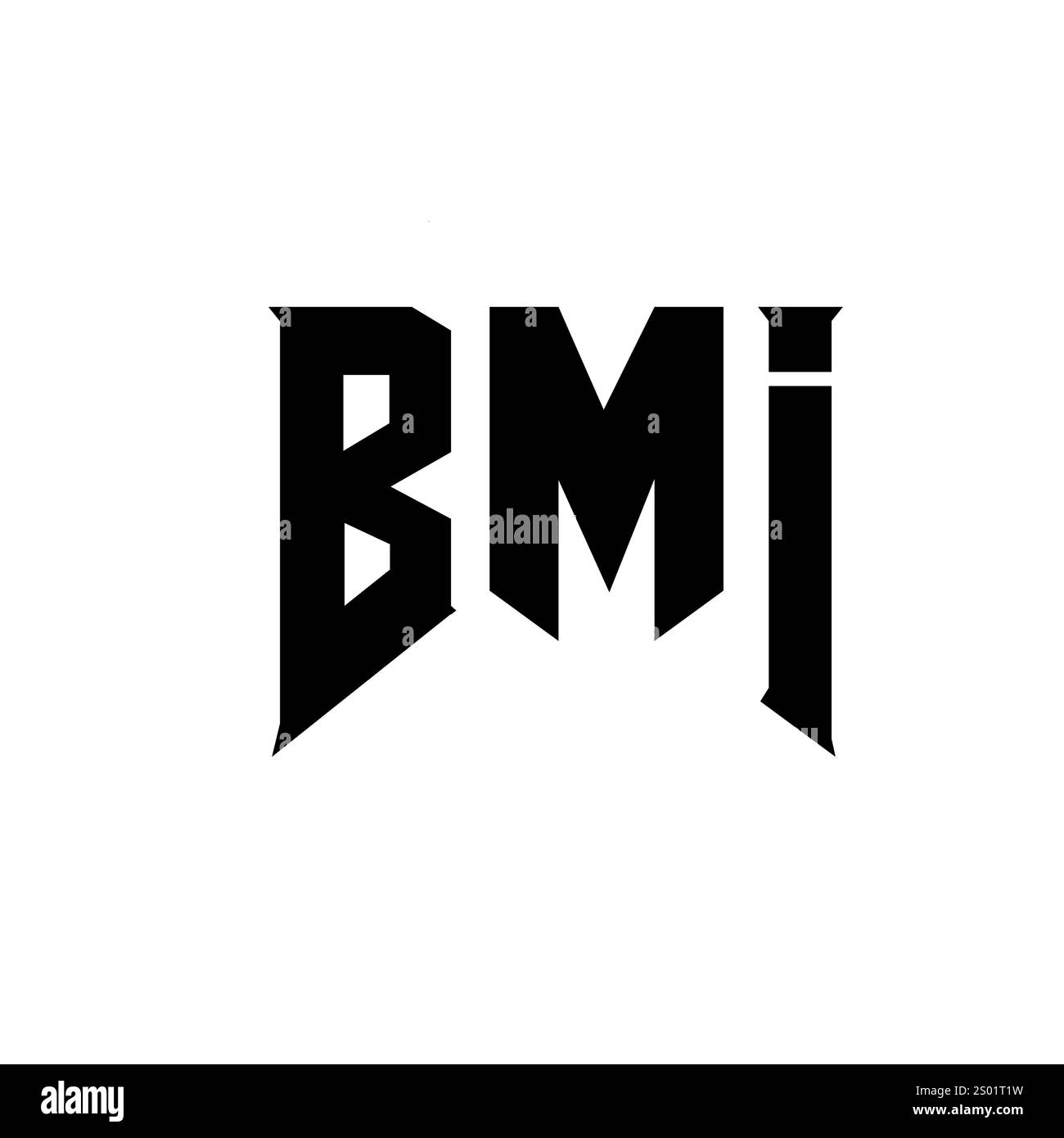 BMI letter logo design for technology company. BMI logo design black ...