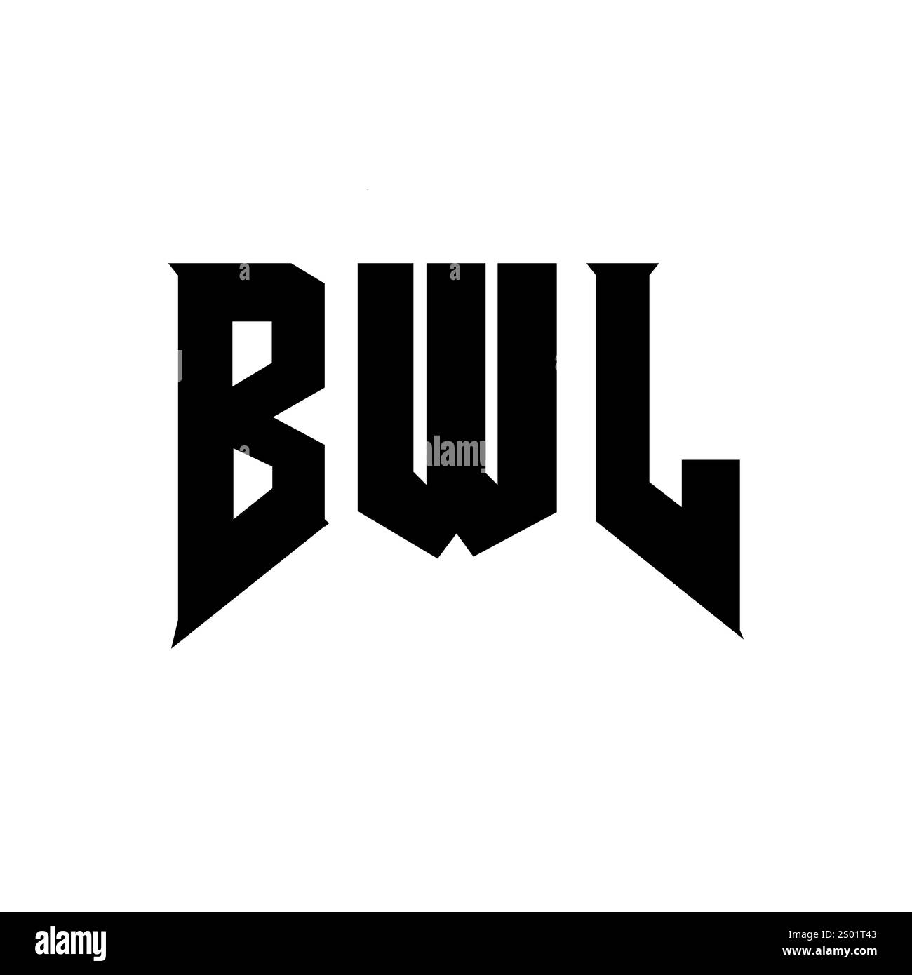 Bwl logo design hi-res stock photography and images - Alamy