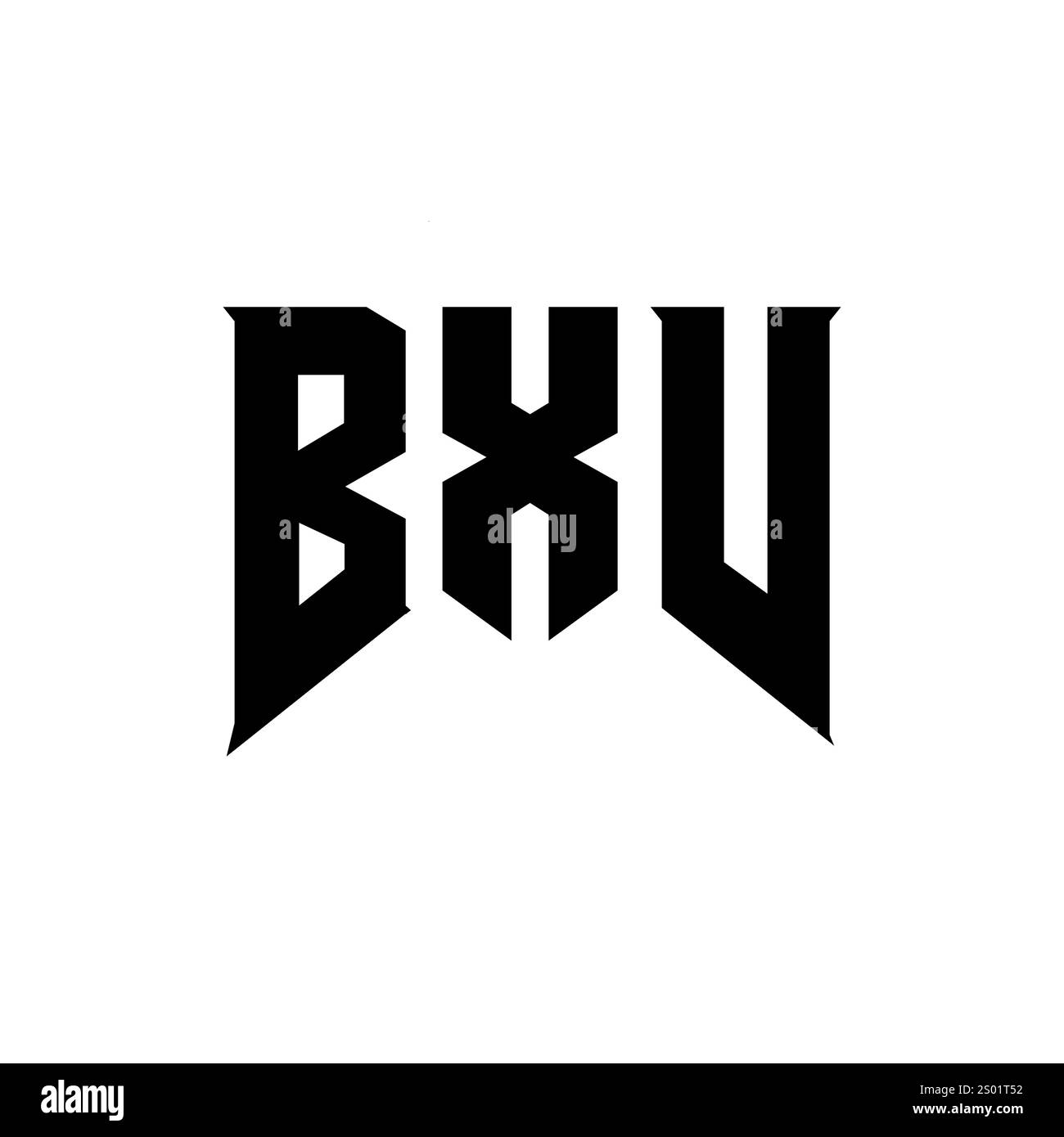 Bxv logo design hi-res stock photography and images - Alamy