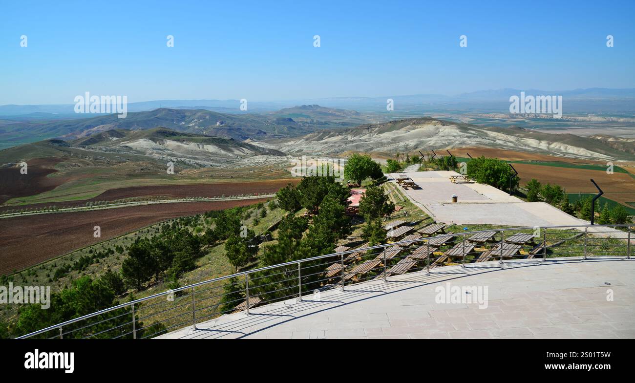 A view from Duatepe National Park in Polatli, Ankara, Turkey Stock ...