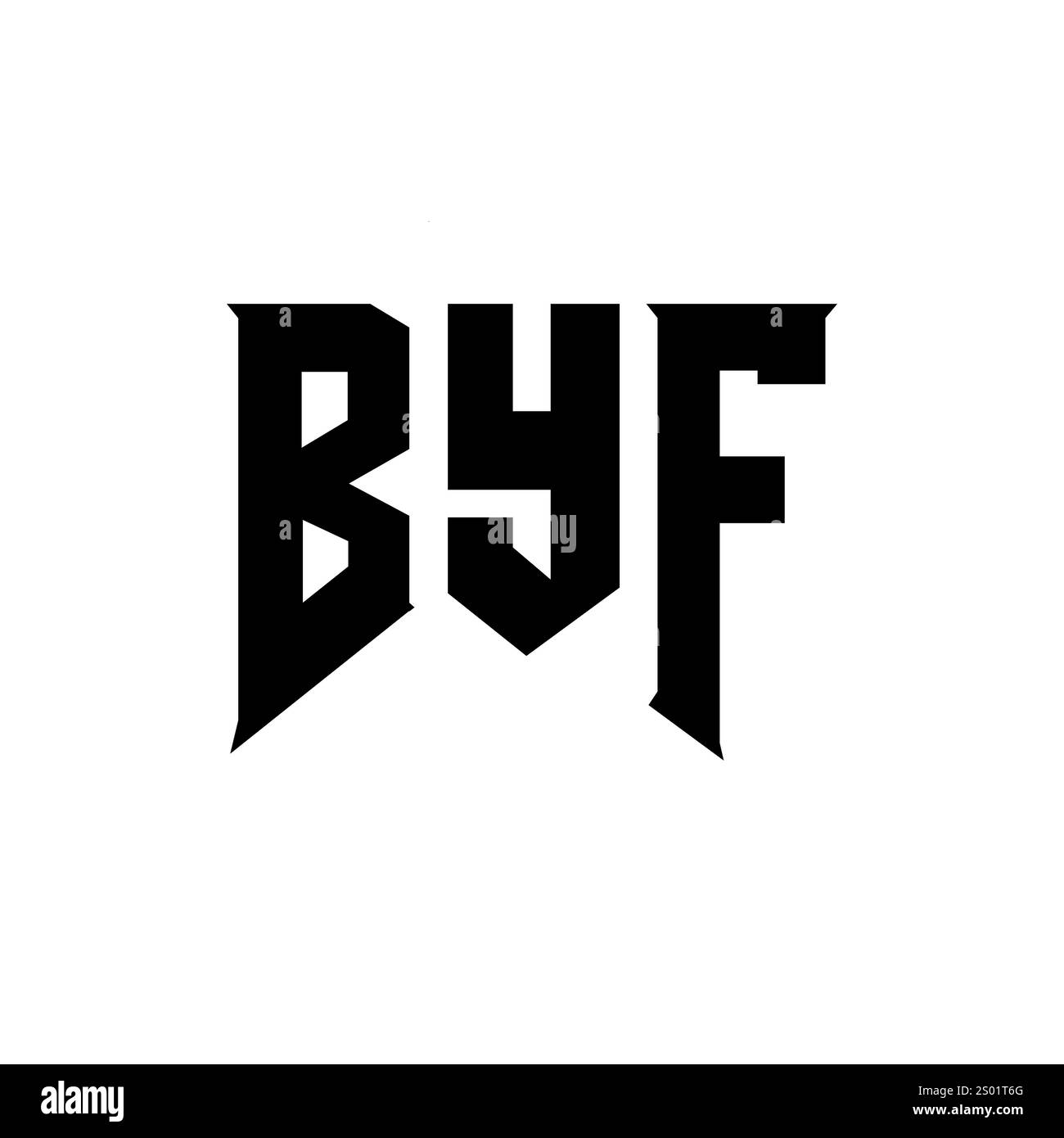 BYF letter logo design for technology company. BYF logo design black ...