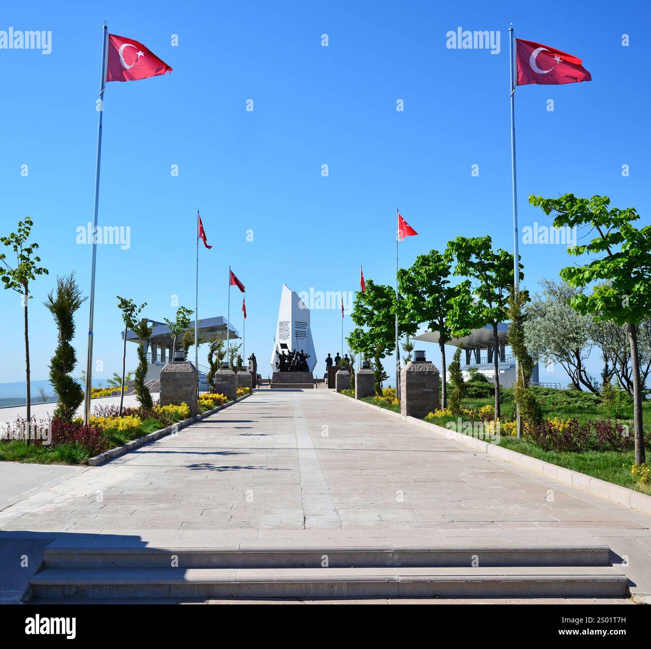 A view from Duatepe National Park in Polatli, Ankara, Turkey Stock ...