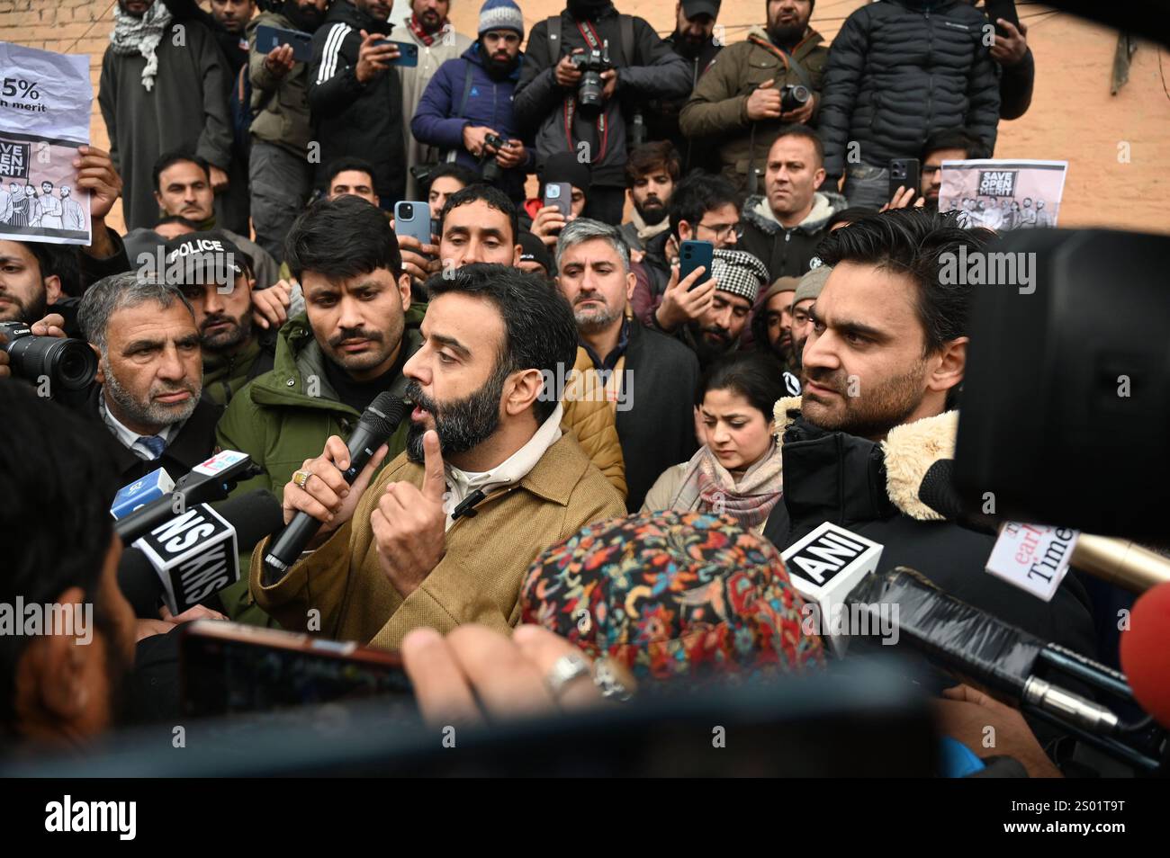 SRINAGAR, INDIA - DECEMBER 23: National Conference MP Aga Ruhullah ...