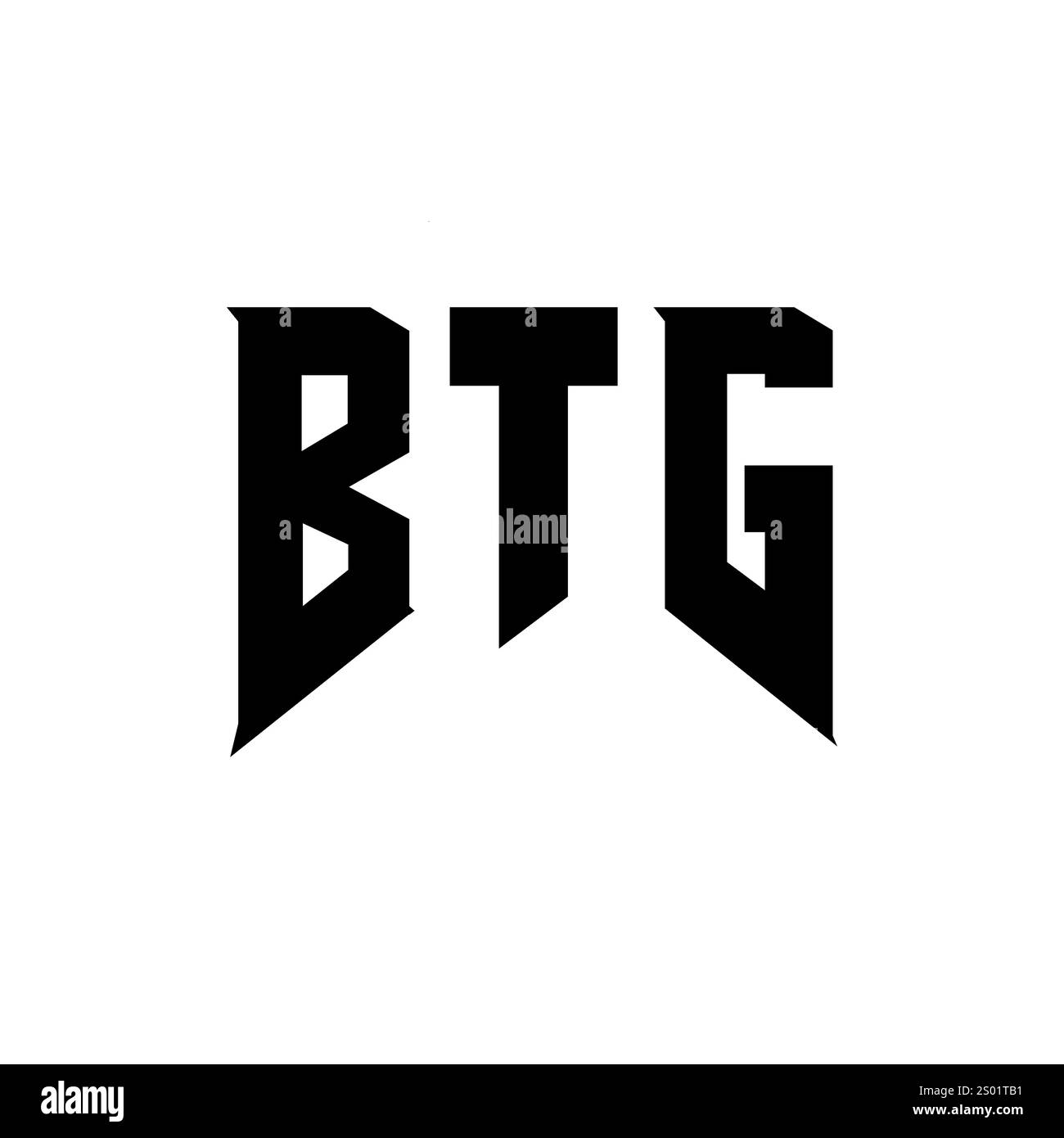 BTG letter logo design for technology company. BTG logo design black ...