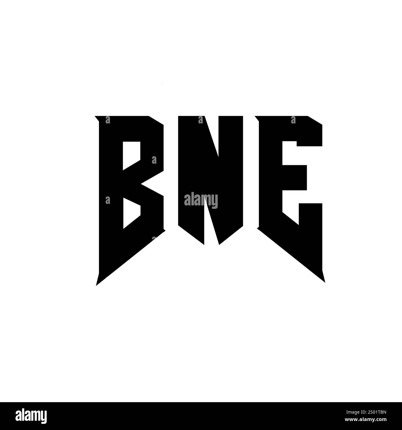 BNE letter logo design for technology company. BNE logo design black ...