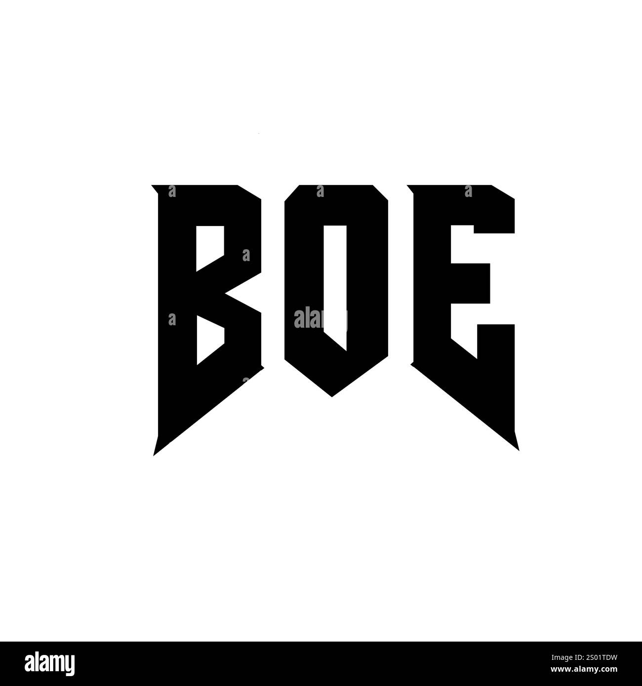 BOE letter logo design for technology company. BOE logo design black ...