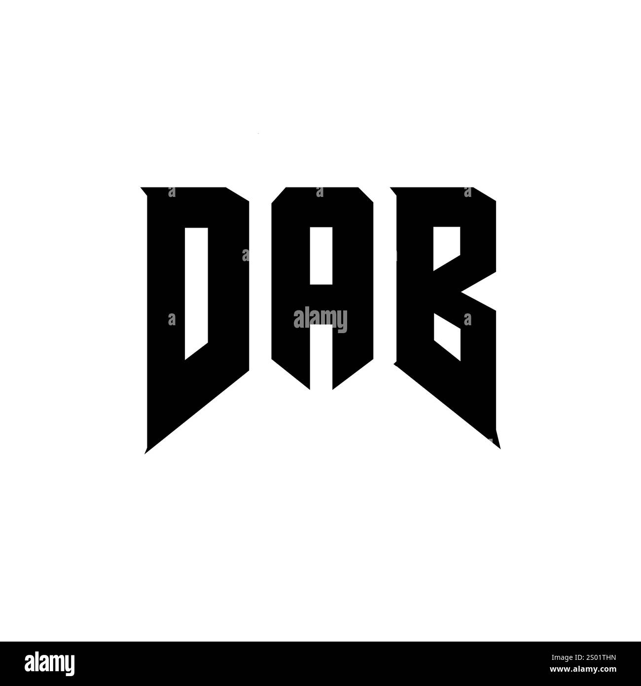 DAB letter logo design for technology company. DAB logo design black ...