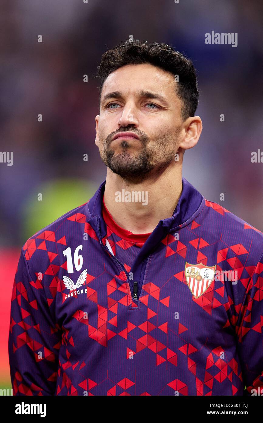 MADRID, SPAIN - DECEMBER 22: Jesus Navas of Sevilla FC during the ...