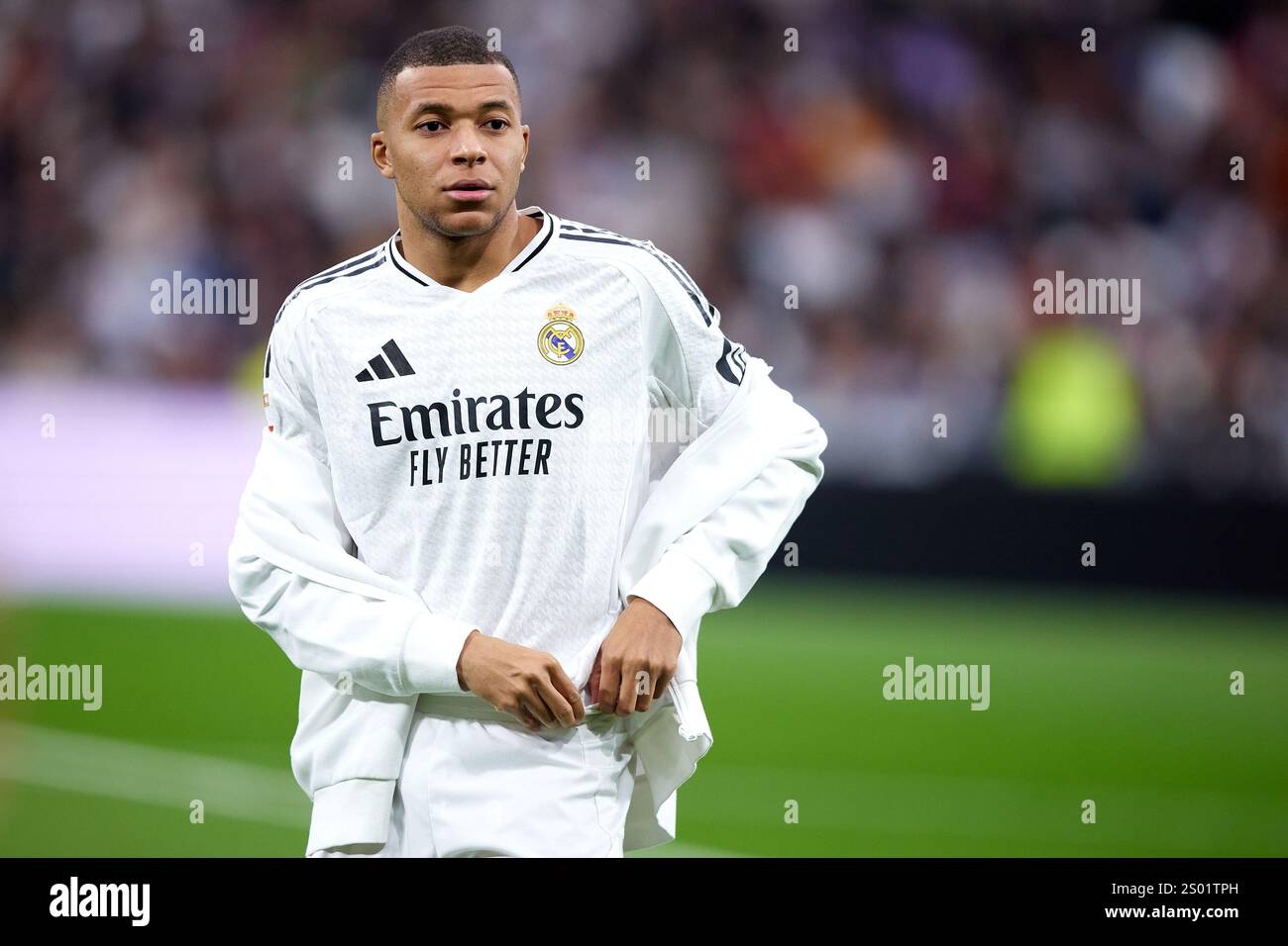 MADRID, SPAIN - DECEMBER 22: Kylian Mbappe of Real Madrid during the ...