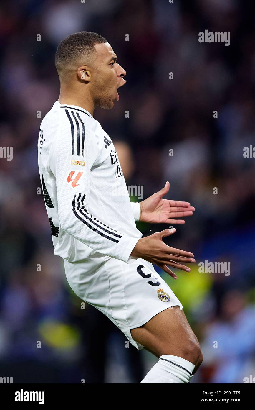 MADRID, SPAIN - DECEMBER 22: Kylian Mbappe of Real Madrid during the ...