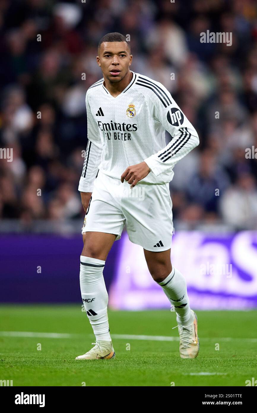 MADRID, SPAIN - DECEMBER 22: Kylian Mbappe of Real Madrid during the ...