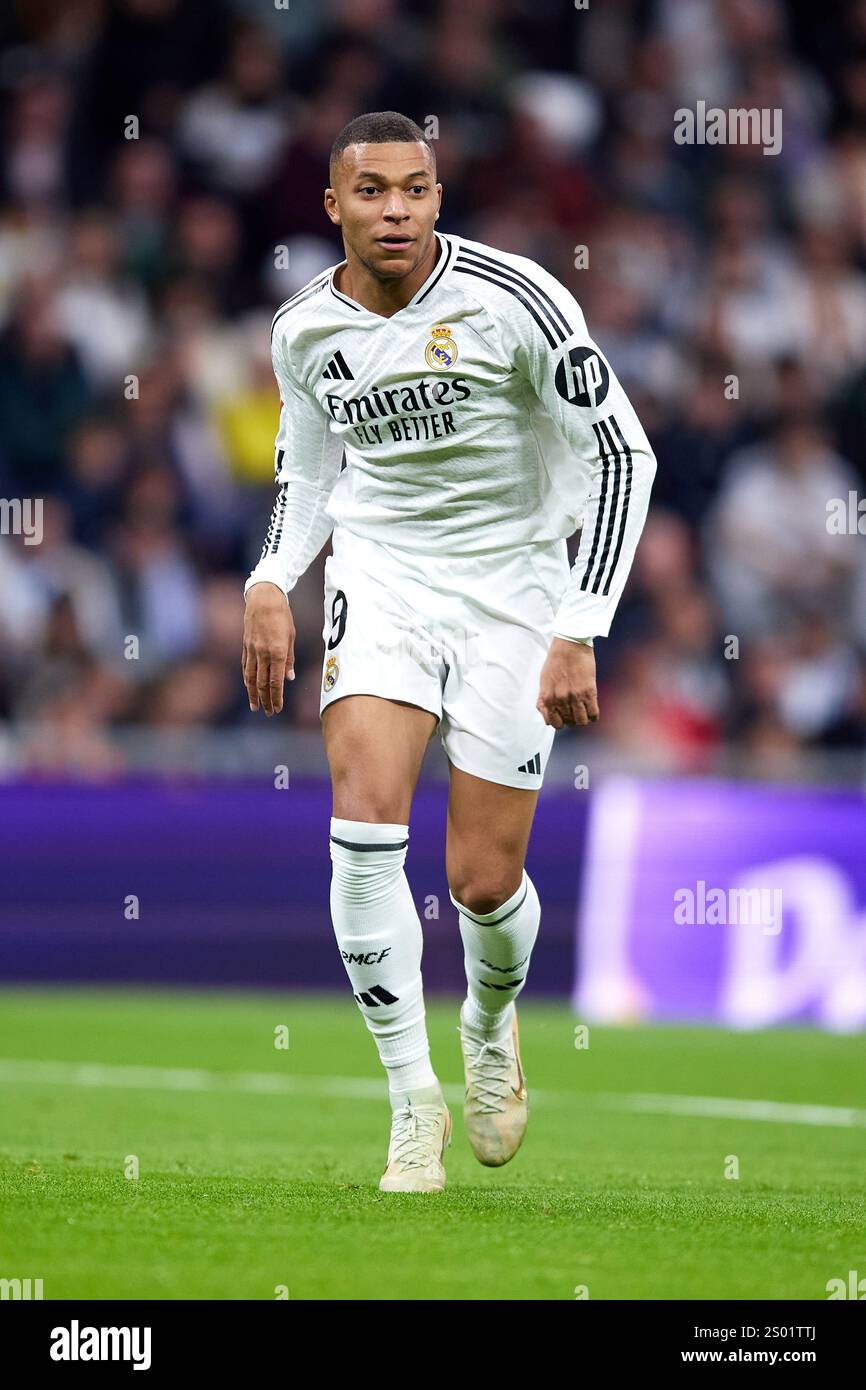 MADRID, SPAIN - DECEMBER 22: Kylian Mbappe of Real Madrid during the ...