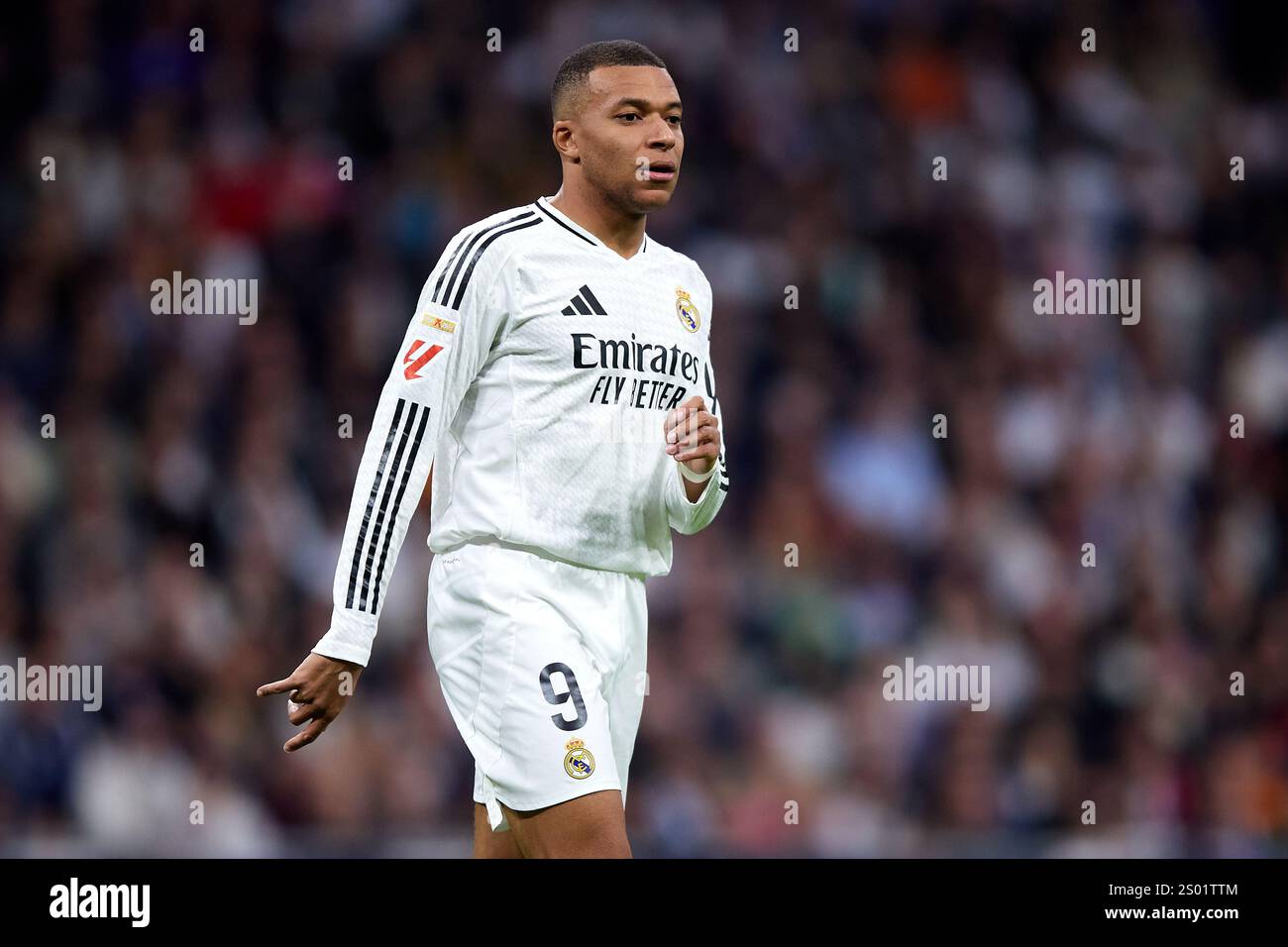 MADRID, SPAIN - DECEMBER 22: Kylian Mbappe of Real Madrid during the ...