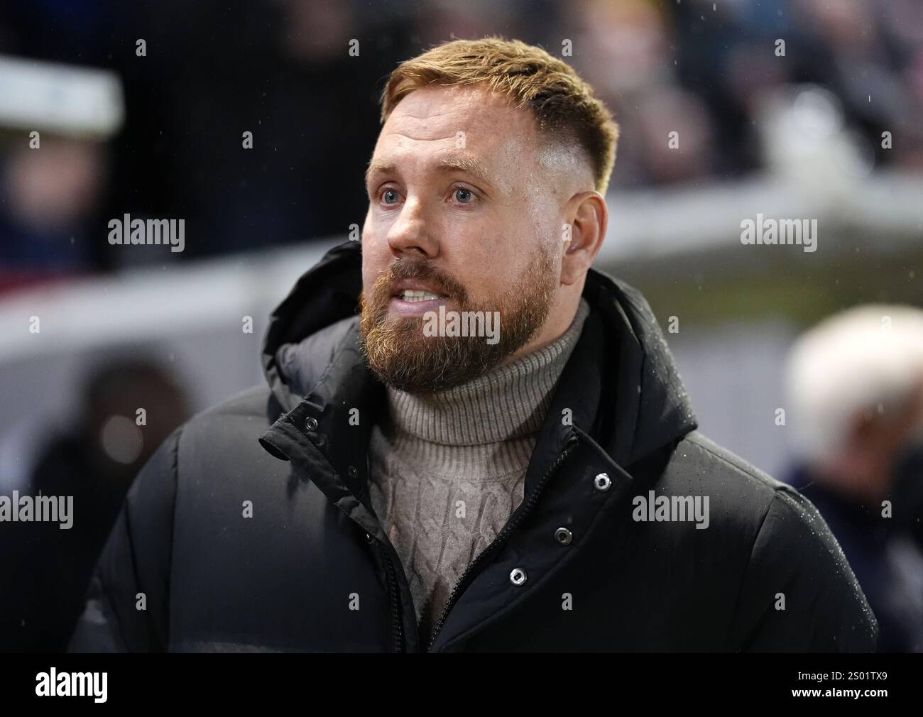 Crawley Town manager Rob Elliot during the Sky Bet League One match at ...