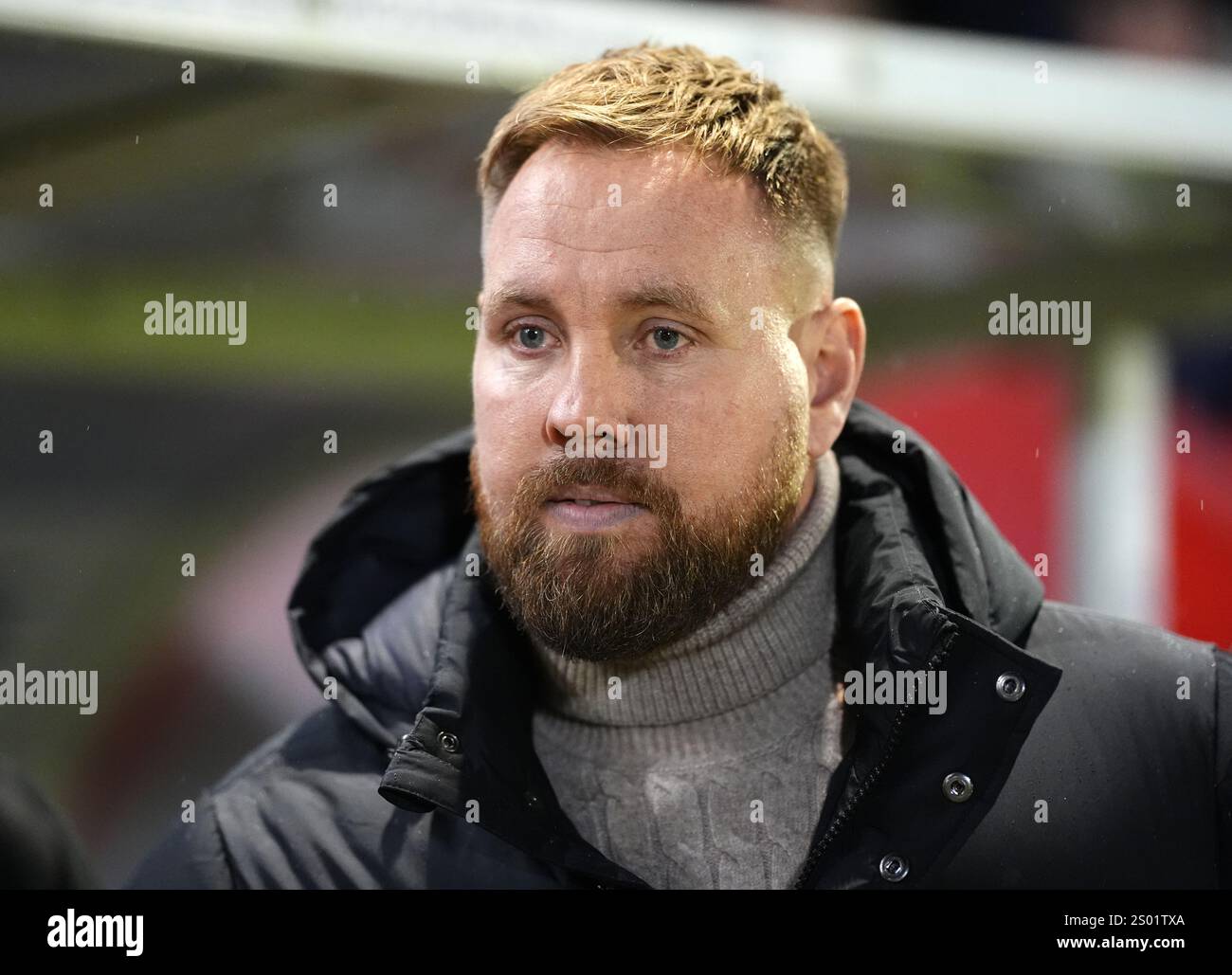 Crawley Town manager Rob Elliot during the Sky Bet League One match at ...
