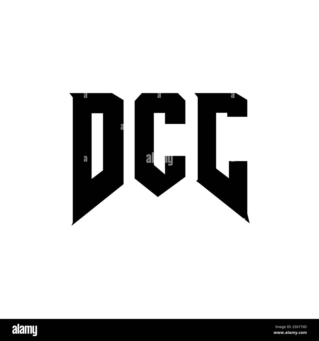 DCC letter logo design for technology company. DCC logo design black ...
