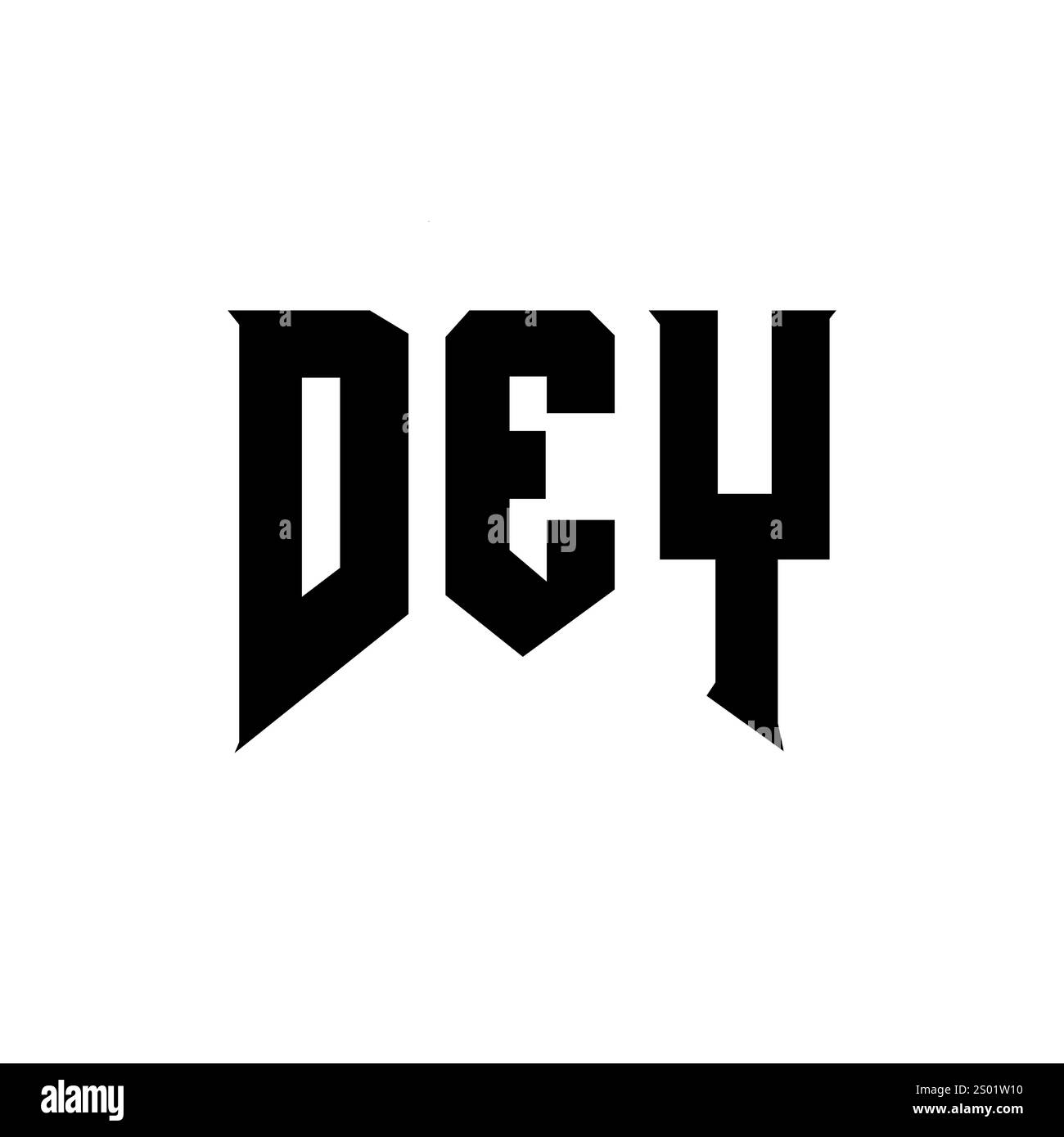DEY letter logo design for technology company. DEY logo design black ...