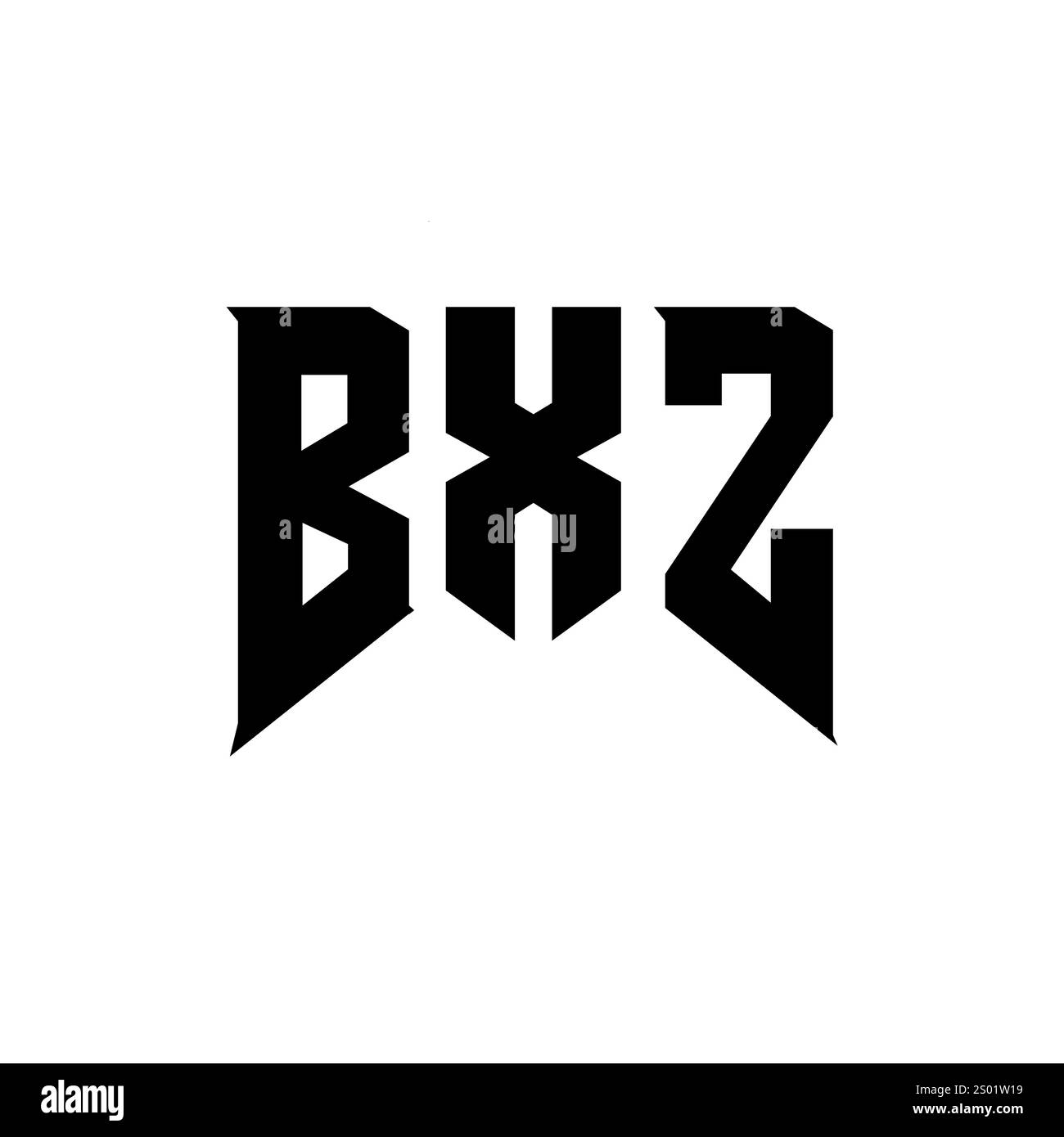 Bxz logo design Stock Vector Images - Alamy