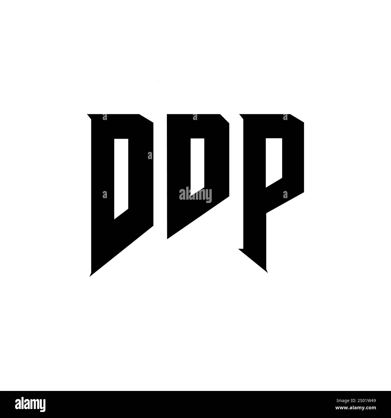 DDP letter logo design for technology company. DDP logo design black ...