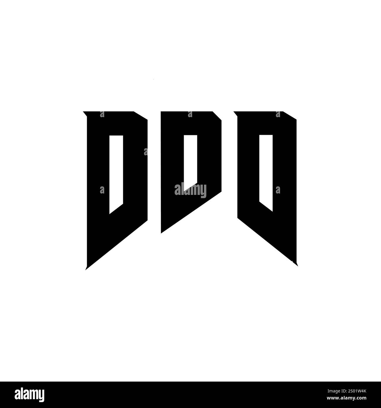 DDD letter logo design for technology company. DDD logo design black ...