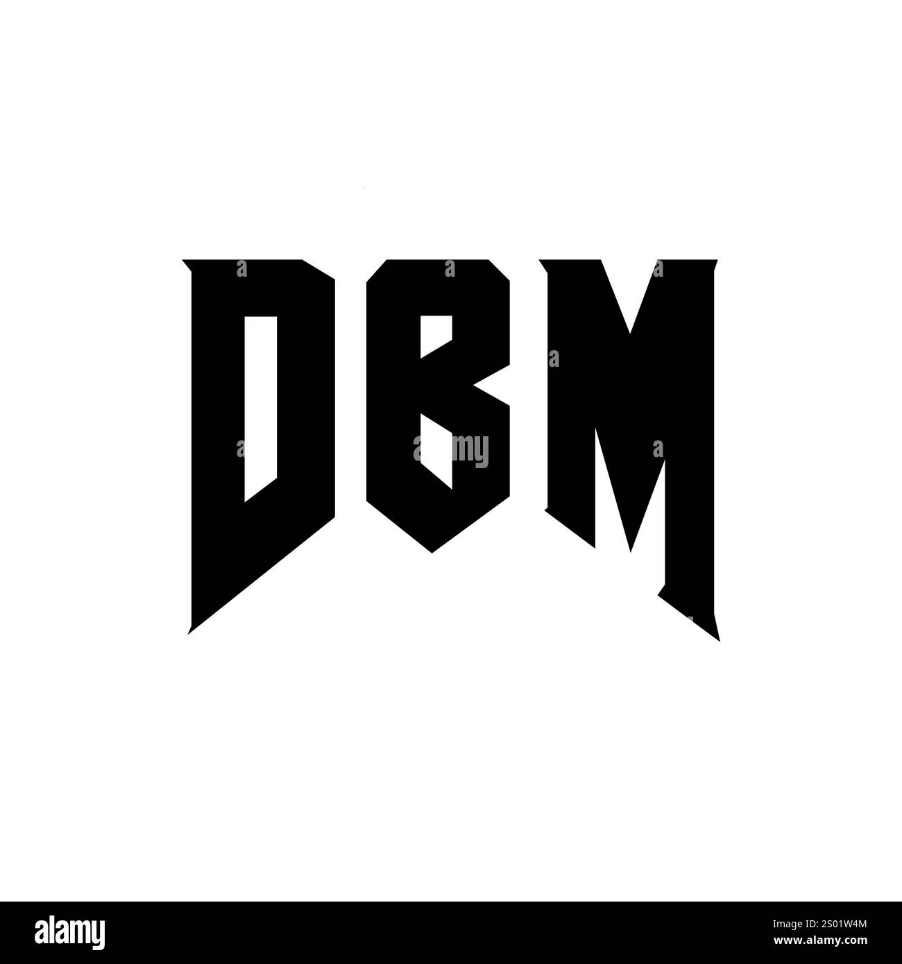 DBM letter logo design for technology company. DBM logo design black ...