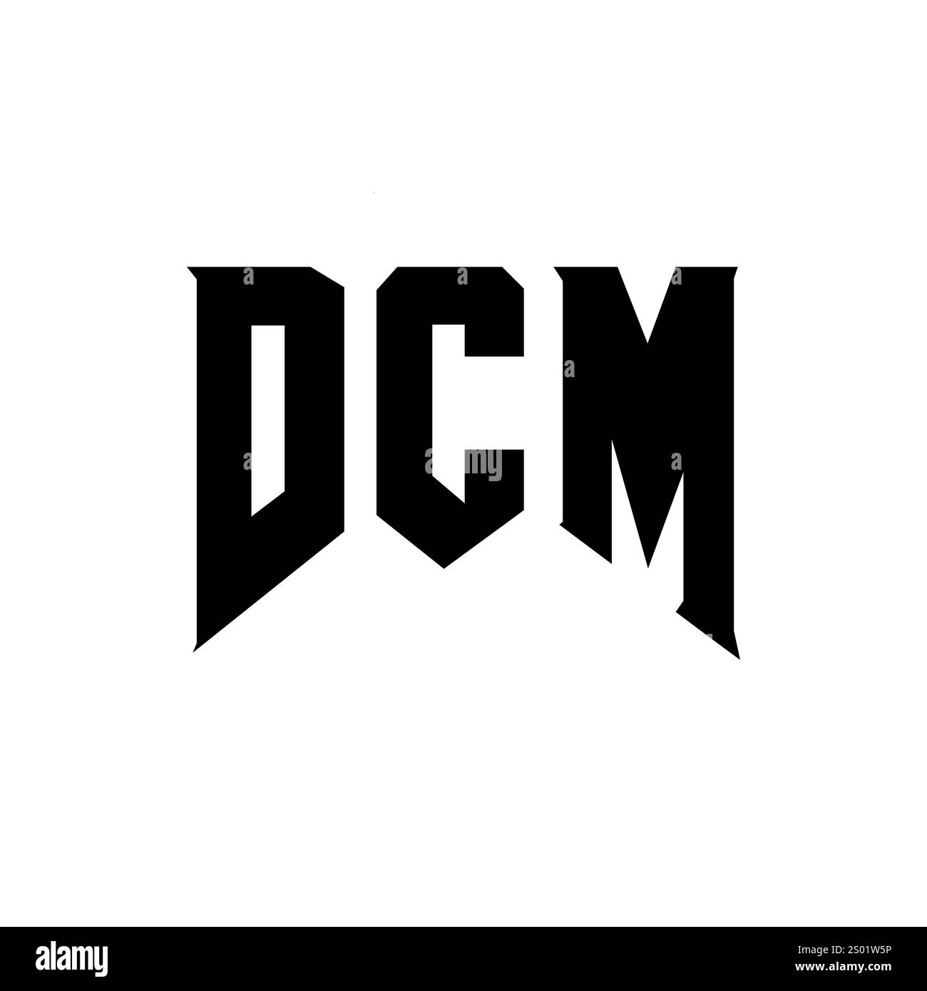 DCM letter logo design for technology company. DCM logo design black ...