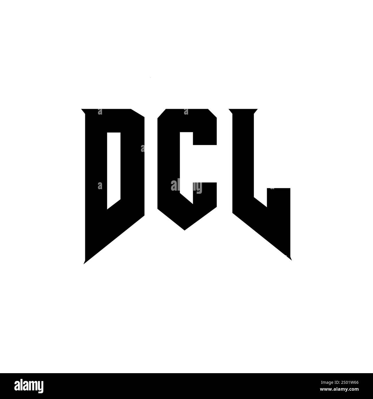 Dcl logo design Stock Vector Images - Alamy