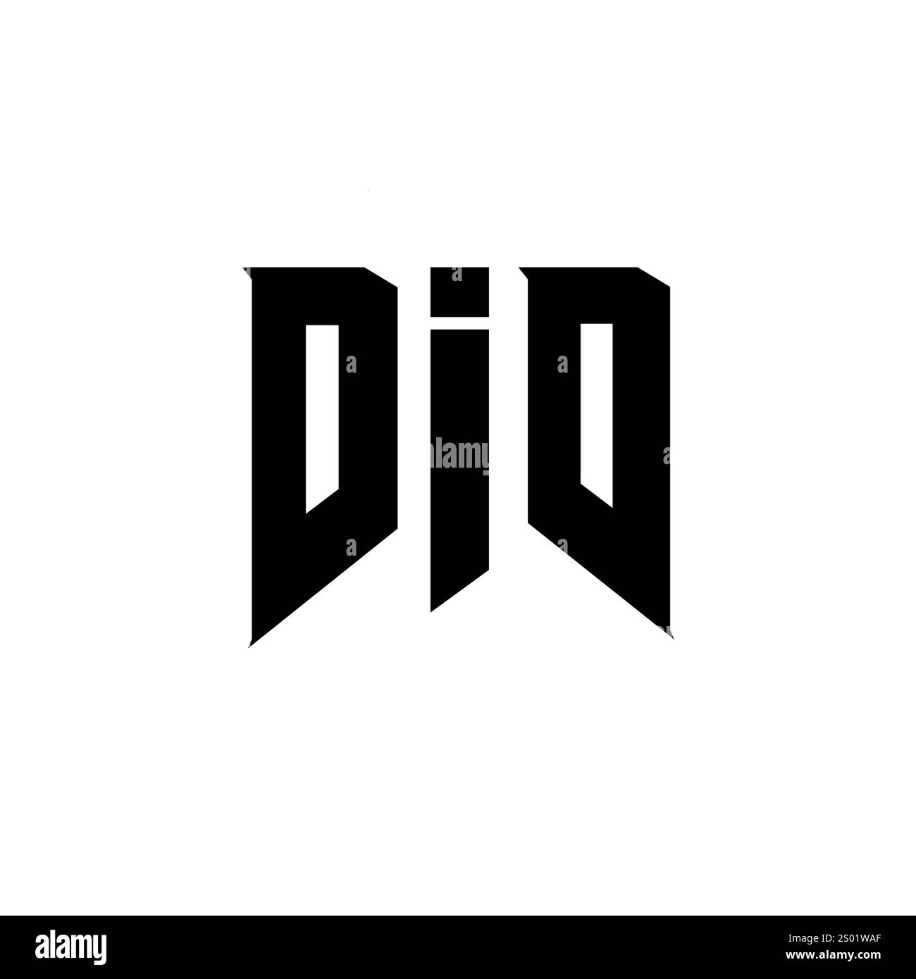 DID letter logo design for technology company. DID logo design black ...