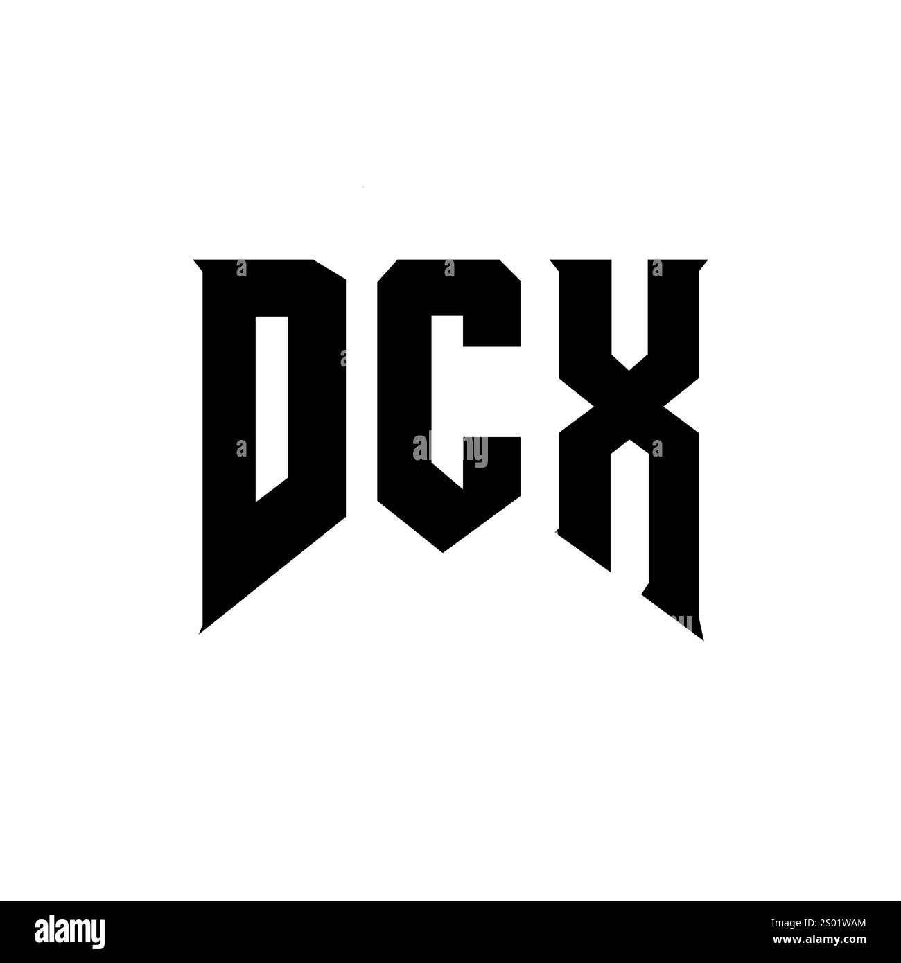 DCX letter logo design for technology company. DCX logo design black ...