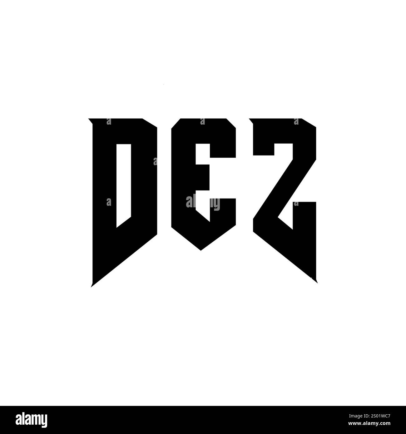 Dez logo design hi-res stock photography and images - Alamy