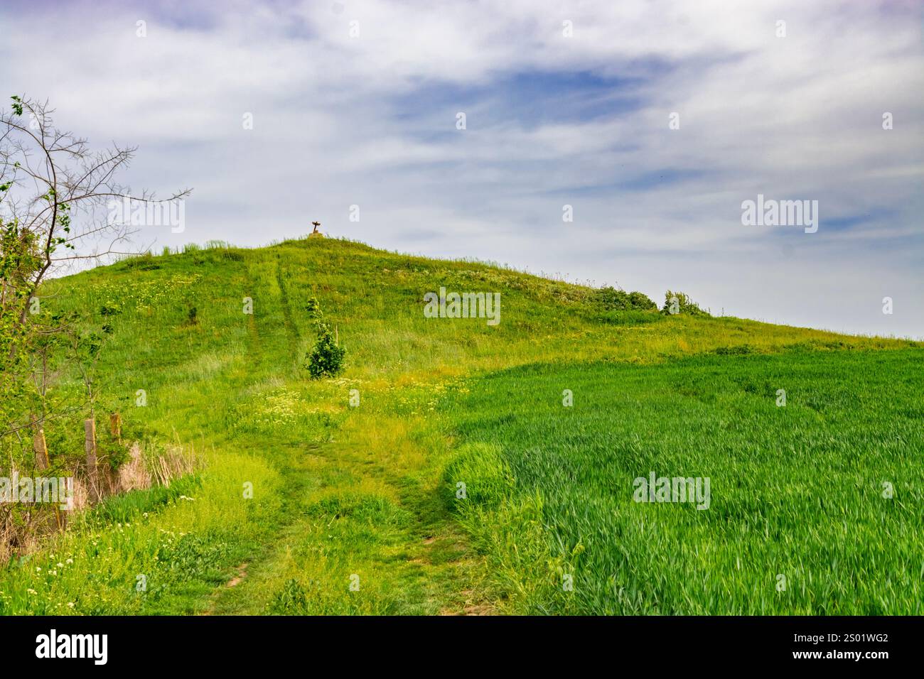 Hill of Screams in Sap-halom near Szentes Stock Photo - Alamy