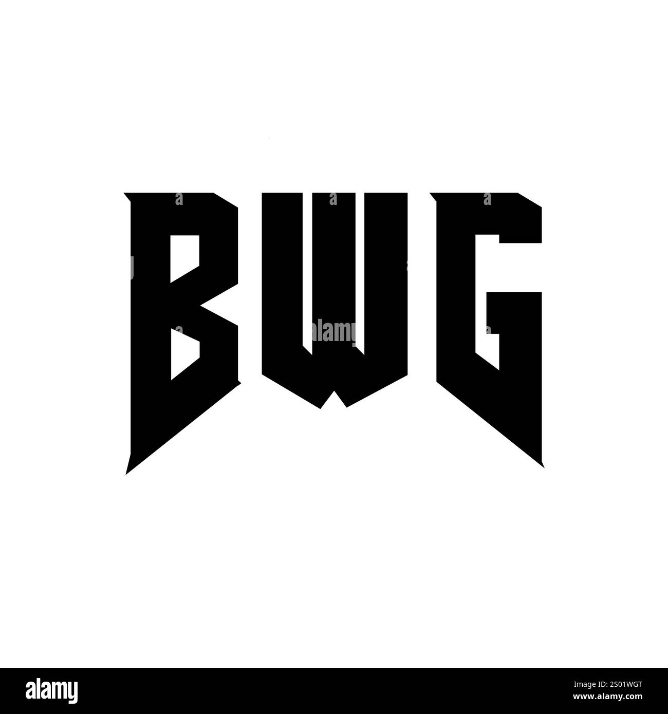 BWG letter logo design for technology company. BWG logo design black ...