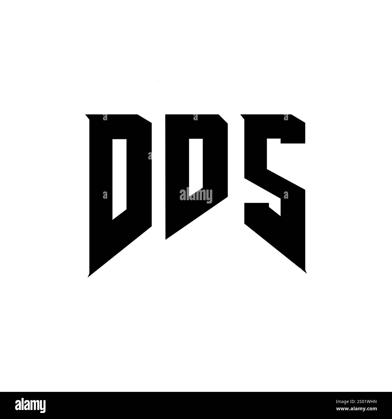 DDS letter logo design for technology company. DDS logo design black ...